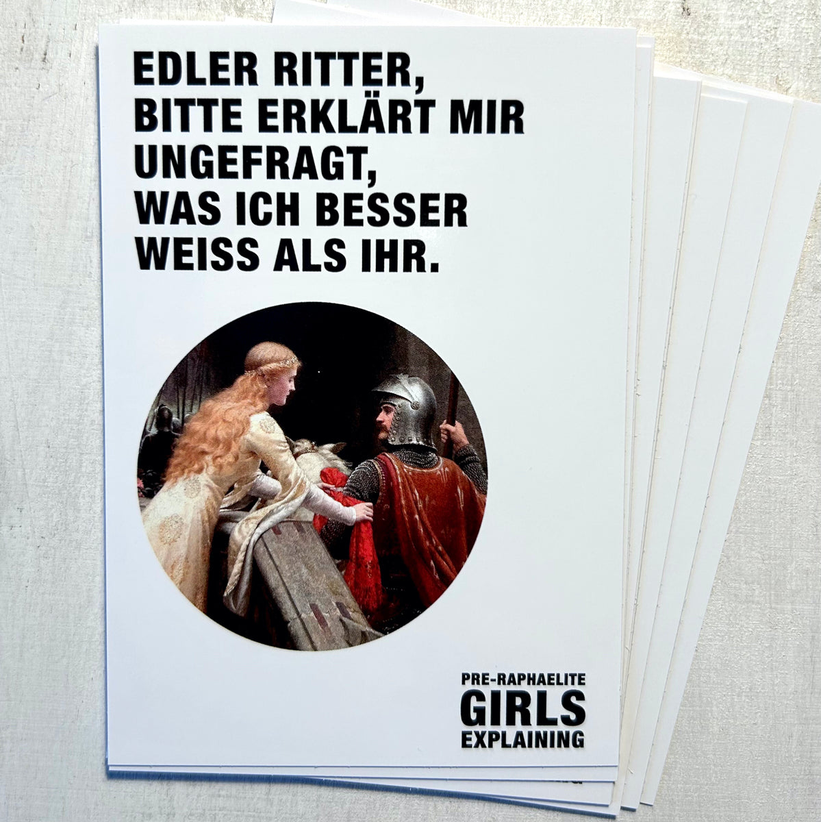 Sticker-Zehnerpack EDLER RITTER – Frohmann Verlag